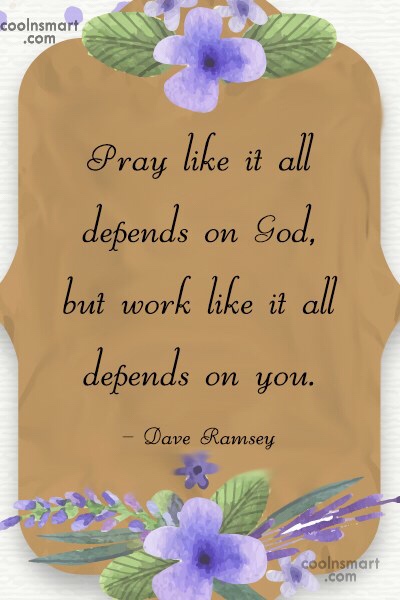 Pray Then Work | Center for Evangelists