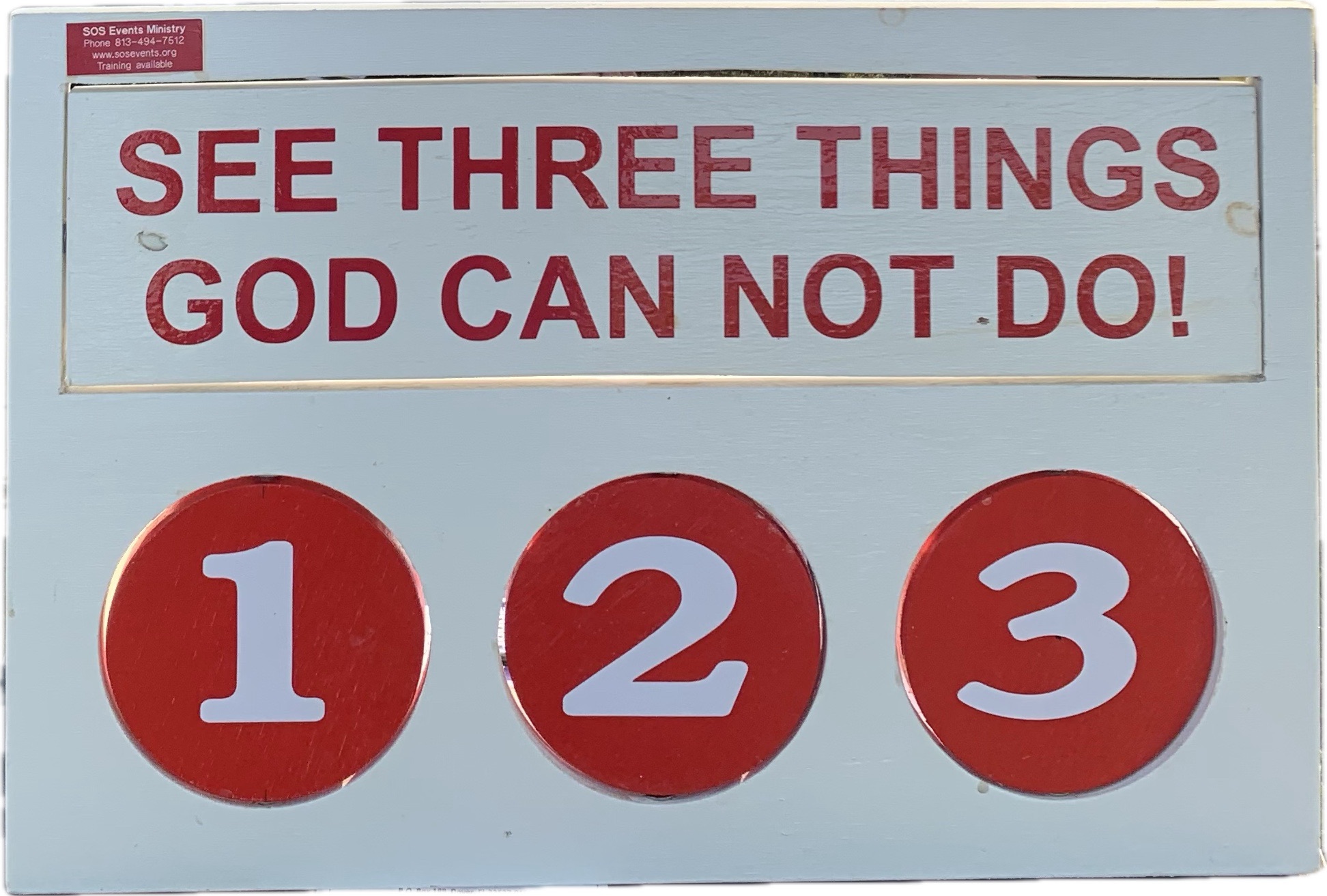 New Territory For SOS Events | Center for Evangelists